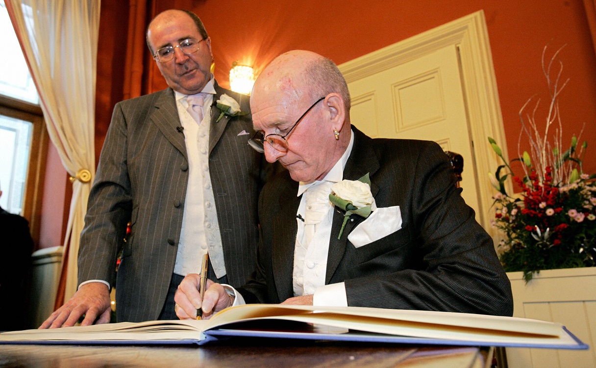 In photos: Civil partnership pioneers who tied the knot ten years ago ...