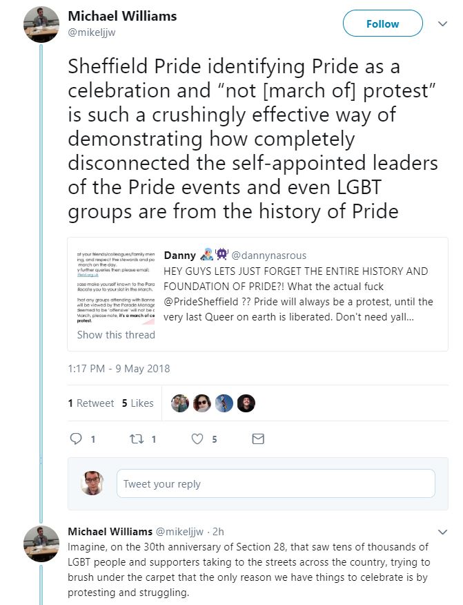 'We are sorry': Pride Sheffield U-turn, saying pride is about 'protest ...